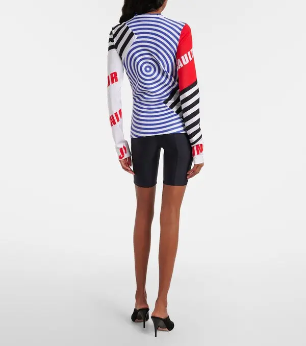 JEAN PAUL GAULTIER Logo Biker Shorts