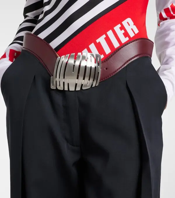 JEAN PAUL GAULTIER Wool Wide-leg Trousers