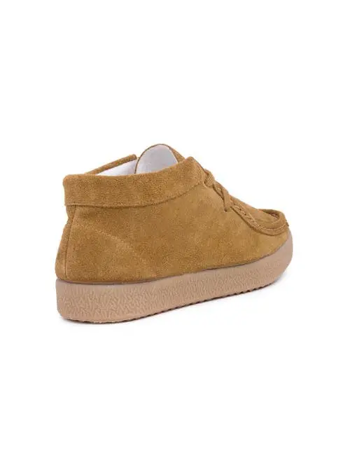 CELTIC & CO. Crepe Sole Lace Up Moccasin Shoes