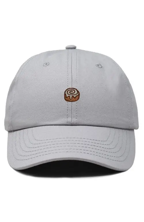 DALIX Cinnamon Roll Dad Cap - Gray