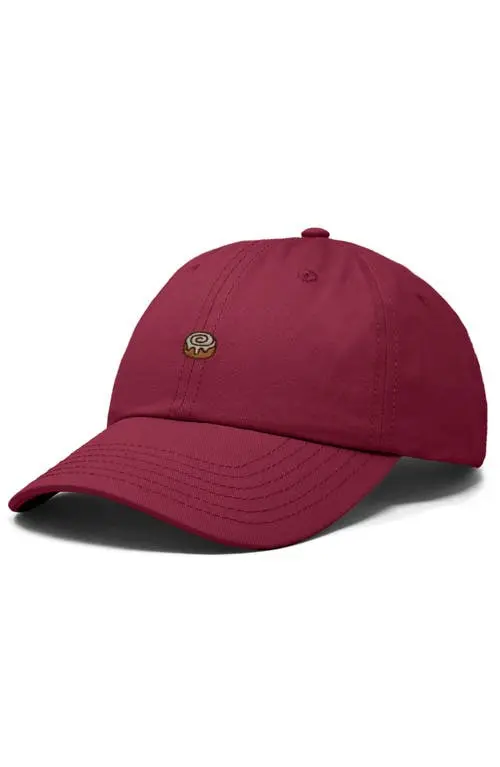 DALIX Cinnamon Roll Dad Cap - Maroon