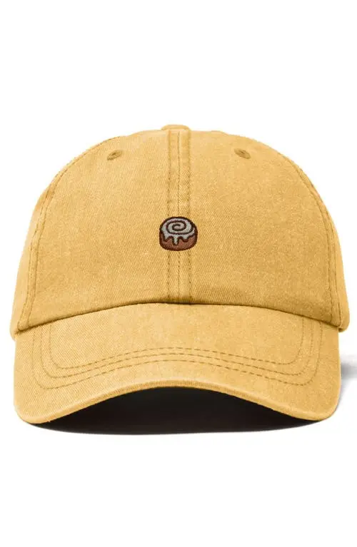 DALIX Cinnamon Roll Dad Cap - Washed Gold