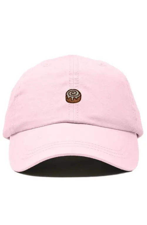 DALIX Cinnamon Roll Dad Cap - Washed Pink