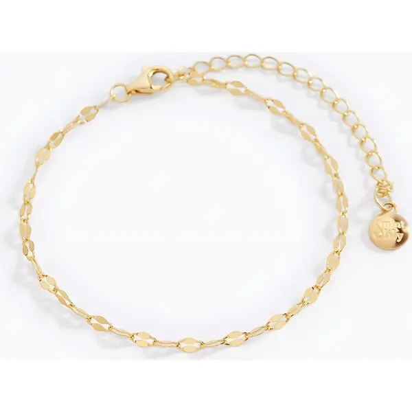 MINT & LILY Petal Chain Bracelet - 18k Gold Over Sterling Silver