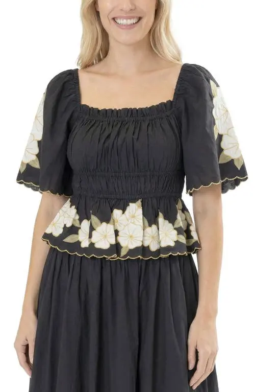 AREA STARS Gia Floral Top