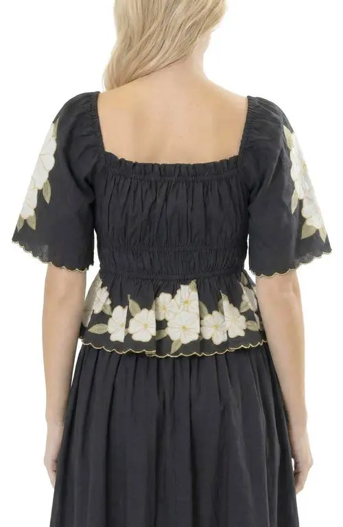 AREA STARS Gia Floral Top