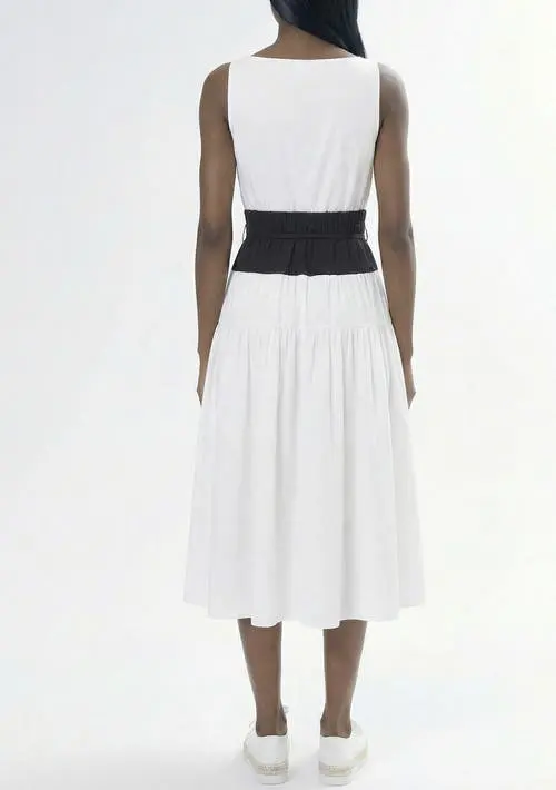 AREA STARS Two Tone Midi Dress