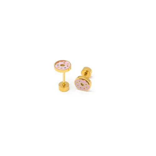 PIP POP Donut Stud Earrings - Pink