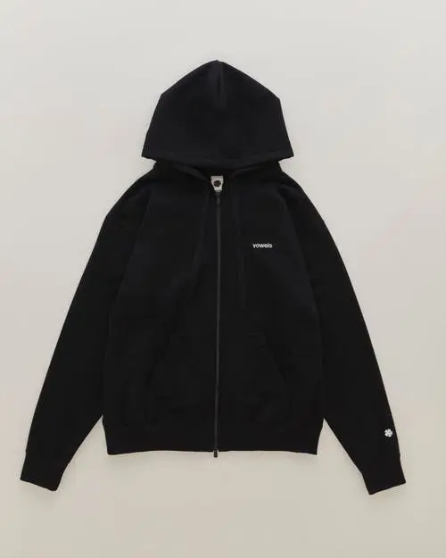 VOWELS Classic Zip Hoodie - Navy