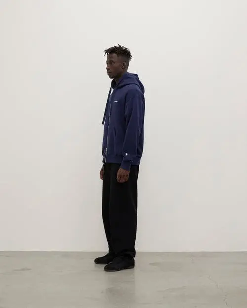 VOWELS Classic Zip Hoodie - Navy