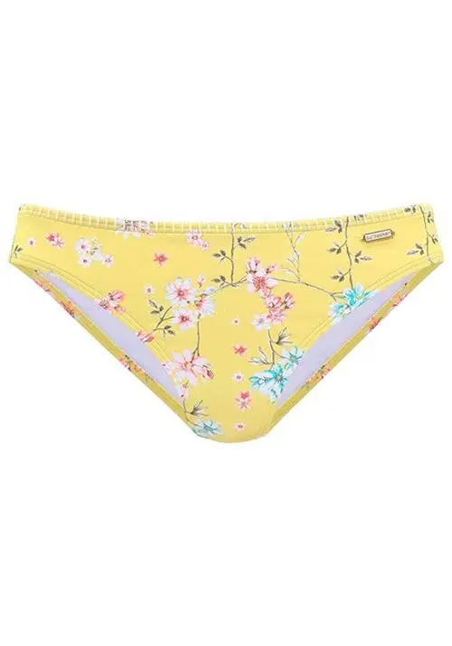 LASCANA Classic Bikini Bottom With Floral Print