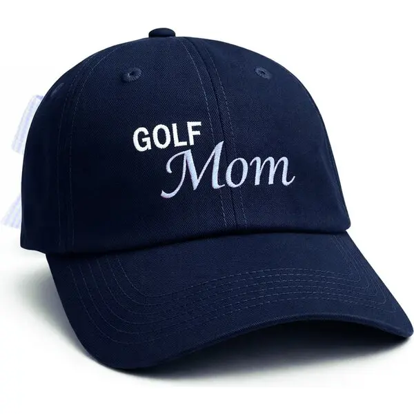 BITS & BOWS Golf Mom Baseball Cap - Blue/navy Blue