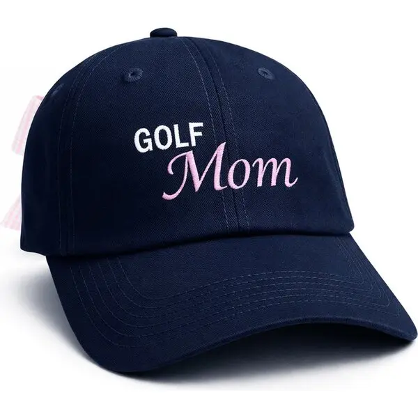BITS & BOWS Golf Mom Baseball Cap - Blue/navy Blue