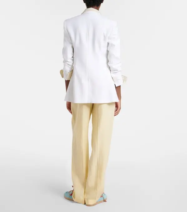 Polo Ralph Lauren Belted Linen Straight Pants