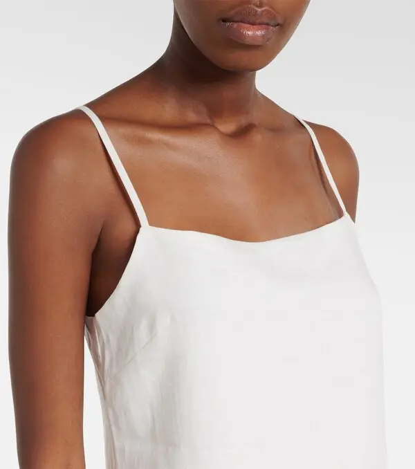 Asceno Geneva Linen Minidress