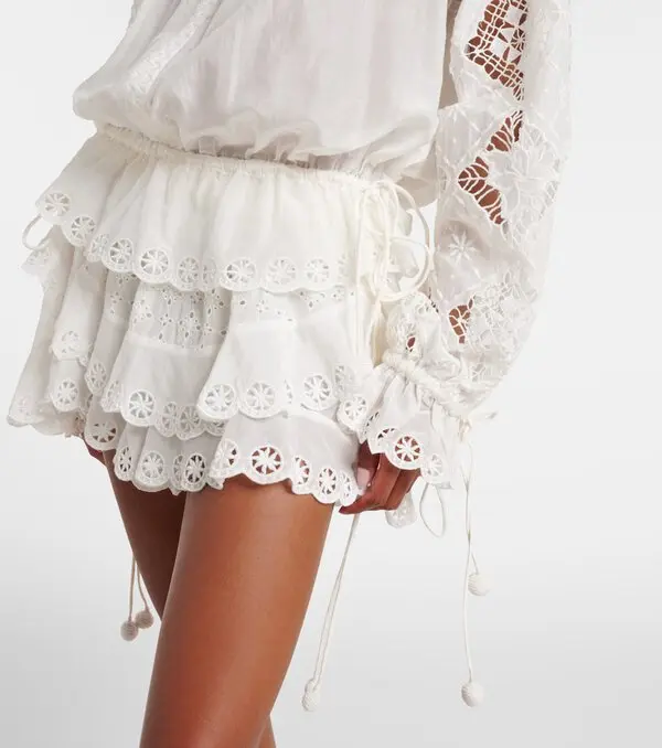 Isabel Marant Étoile Nowana Cotton And Silk Blouse - White