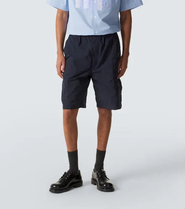 Comme Des Garçons Homme Belted Cargo Shorts - Blue