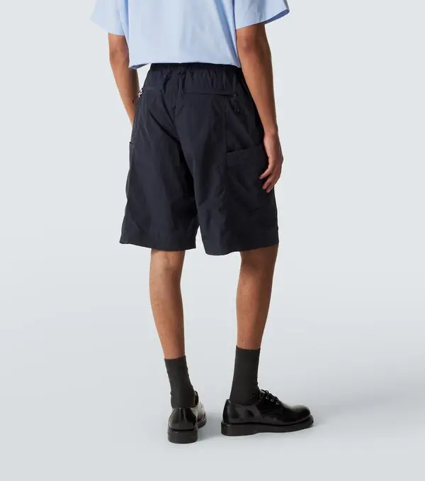 Comme Des Garçons Homme Belted Cargo Shorts - Blue