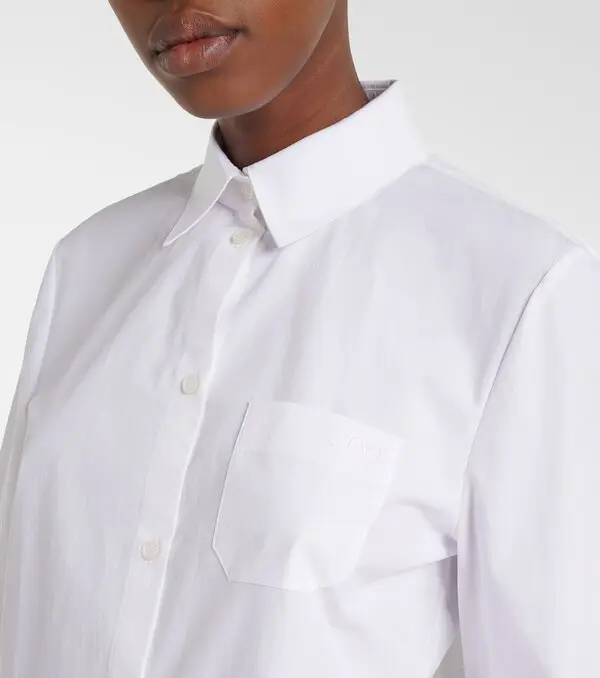 Valentino Garavani Cotton Poplin Shirt With Bow Detail