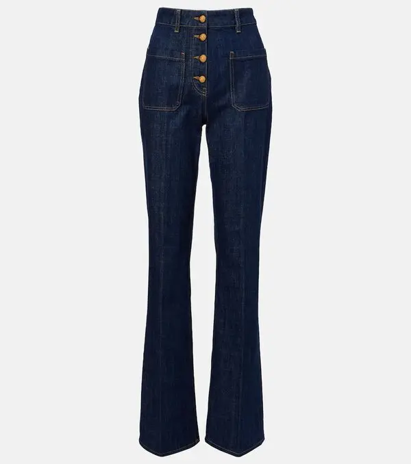 Valentino Garavani High-rise Flared Jeans - Blue