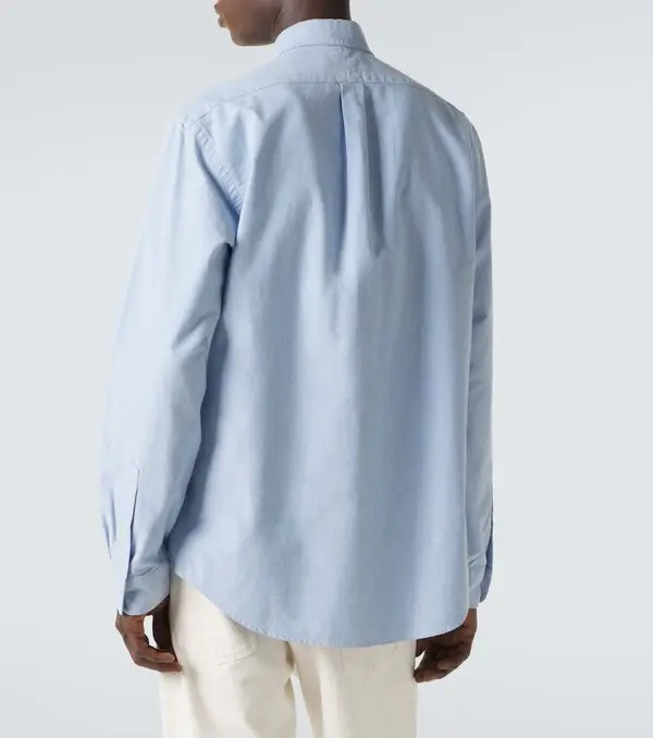 Polo Ralph Lauren Embroidered Cotton Shirt - Blue