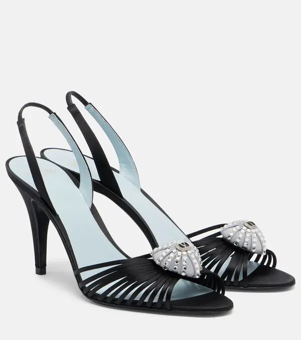 Valentino Garavani Slingback Sandals - Black