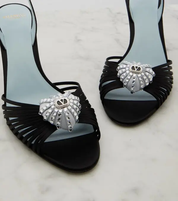 Valentino Garavani Slingback Sandals - Black