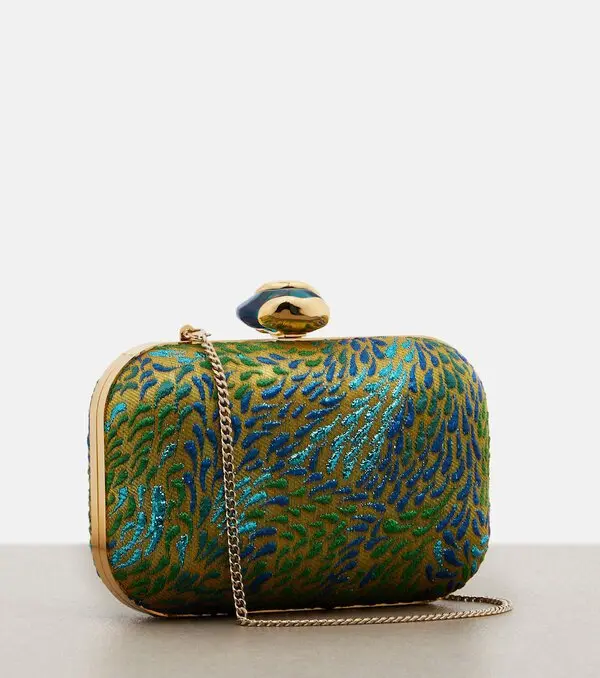 JIMMY CHOO Cloud Brocade Clutch