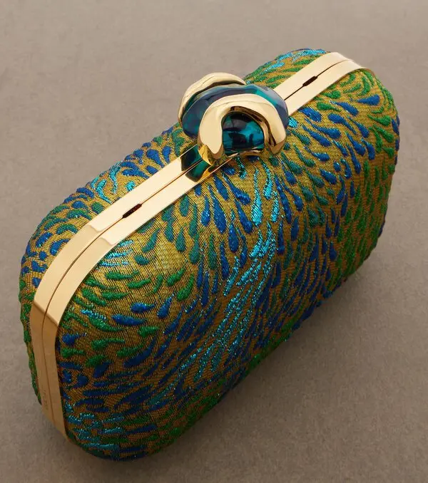JIMMY CHOO Cloud Brocade Clutch