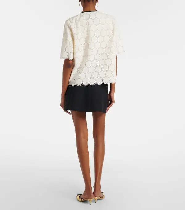 Valentino Garavani Crepe Couture Miniskirt