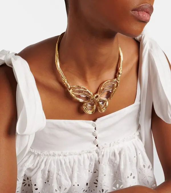 Chloé Butterfly Pendant Necklace