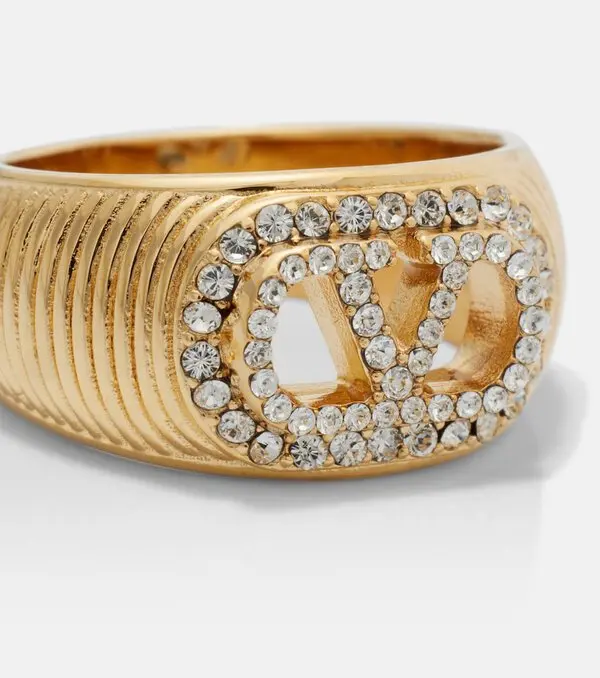 Valentino Garavani Vlogo Swarovski®-embellished Ring