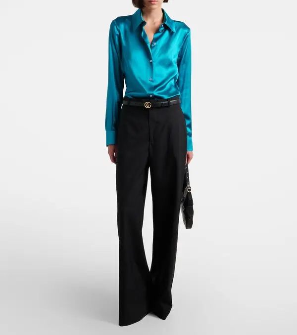 Gucci Silk Satin Shirt