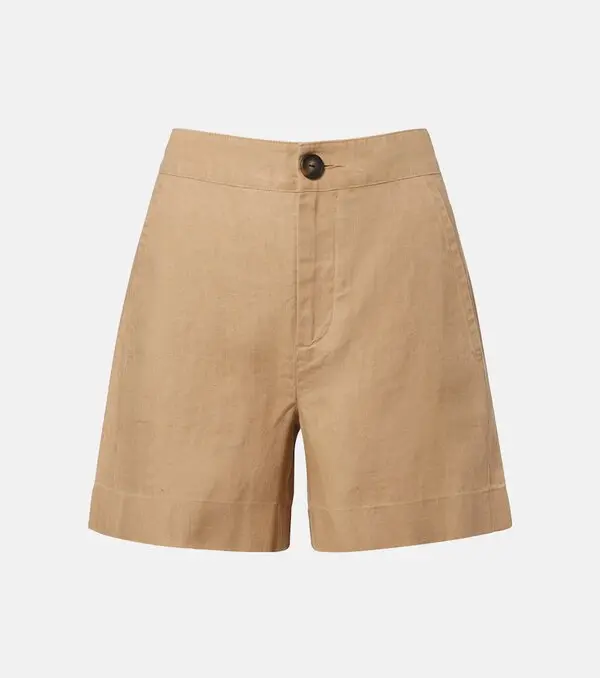 Vince Hemp Bermuda Shorts - Beige
