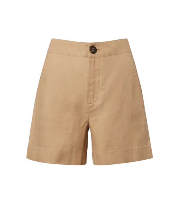 Vince Hemp Bermuda Shorts - Beige