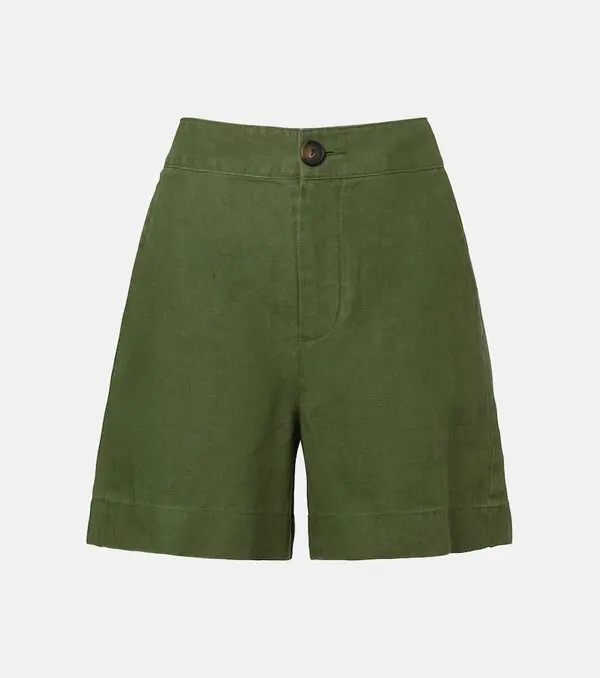 Vince Hemp Bermuda Shorts - Green