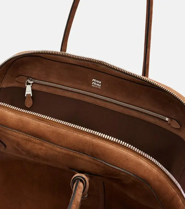 Miu Miu Vivant Bowling Bag - Brown