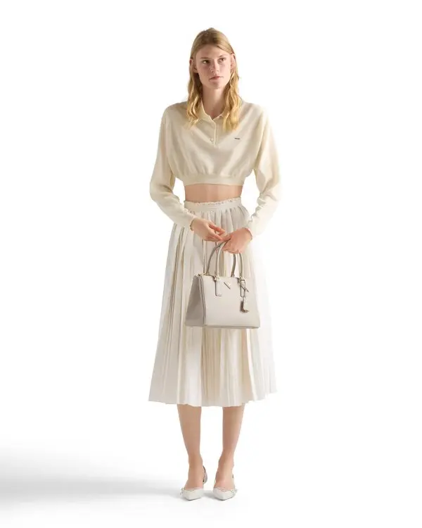 Prada Galleria Medium Saffiano Leather Bag - Neutral