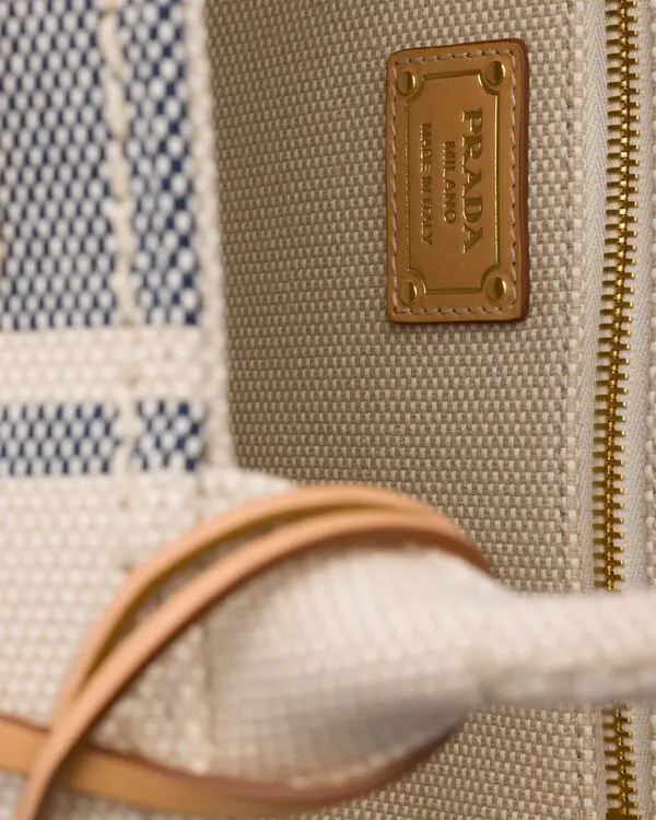 Prada Large Cotton Canvas Bag