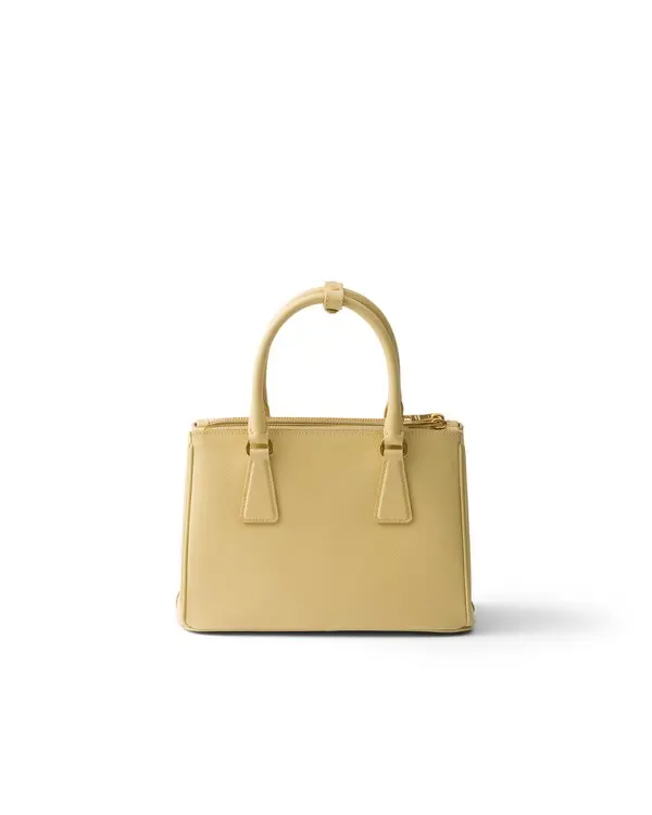Prada Galleria Small Saffiano Leather Bag - Yellow