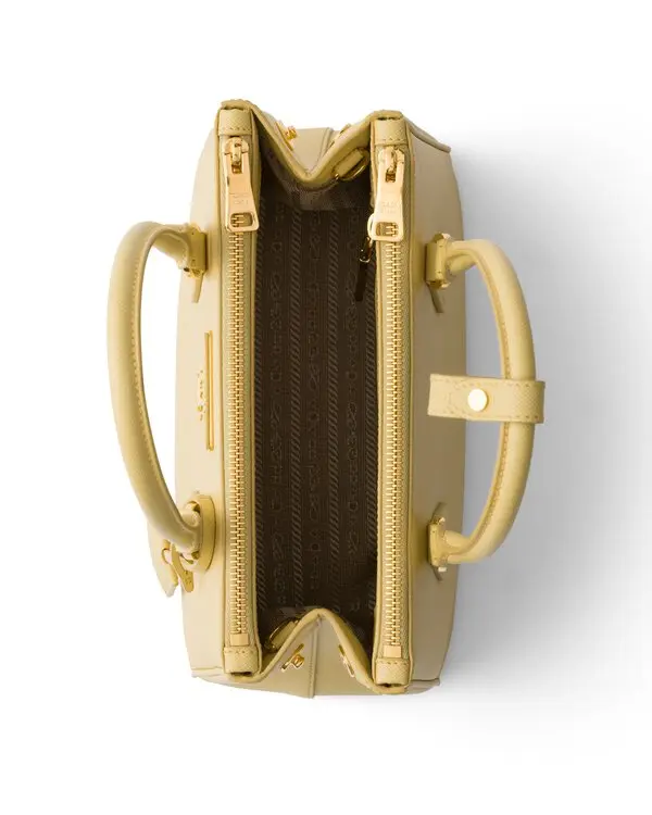 Prada Galleria Small Saffiano Leather Bag - Yellow