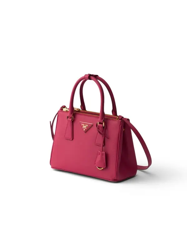 Prada Galleria Small Saffiano Leather Bag - Pink
