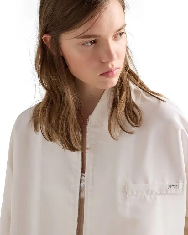Prada Silk Faille Blouson Jacket