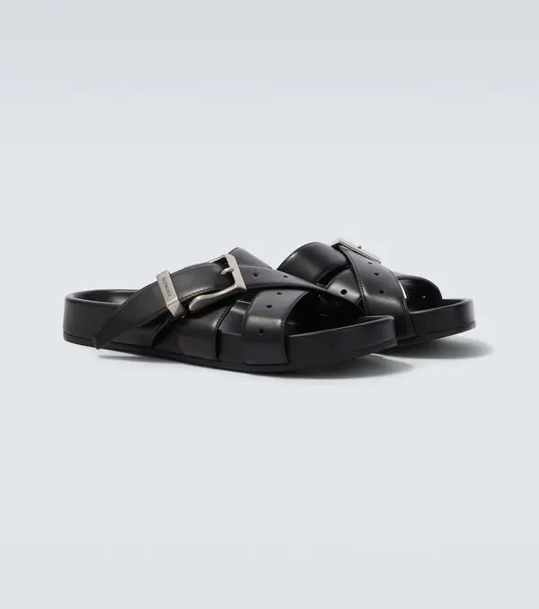 Balenciaga Leather Mules