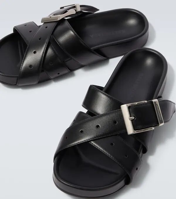 Balenciaga Leather Mules
