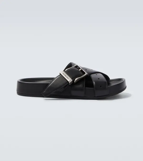 Balenciaga Leather Mules