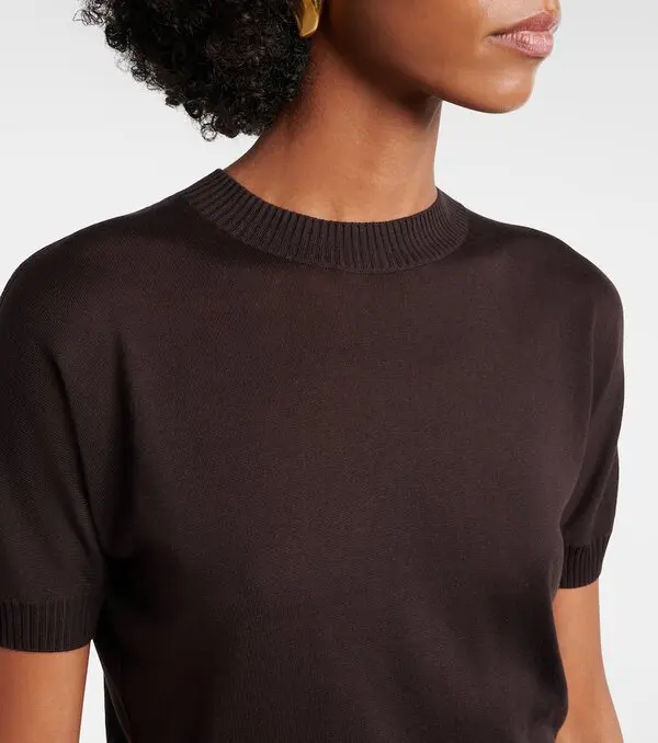 JOSEPH Knitted Silk Top