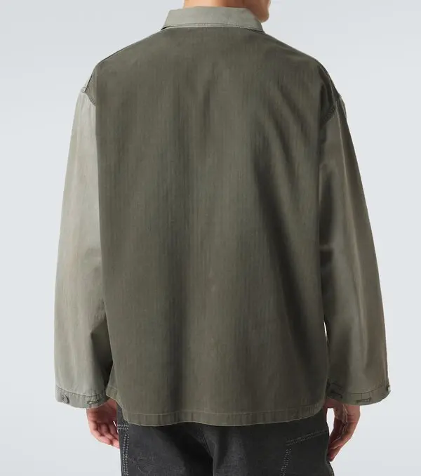 A.PRESSE Paneled Cotton Jacket