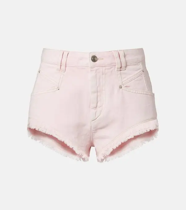 Isabel Marant Étoile Eneidala Denim Shorts - Pink