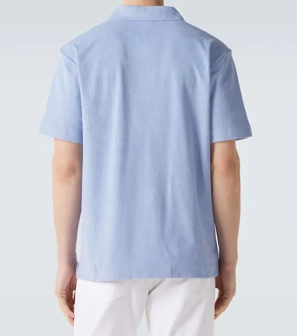 Sunspel Cotton Terry Polo Shirt